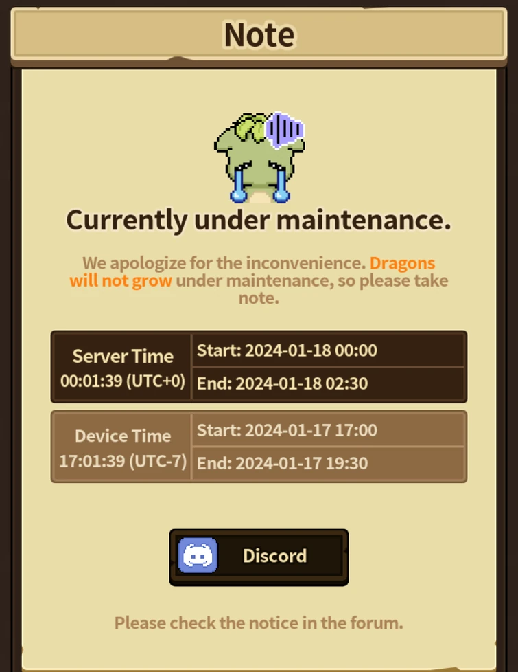 So, how long is this going to last and what’s the update/thing they need to fix? | Fandom