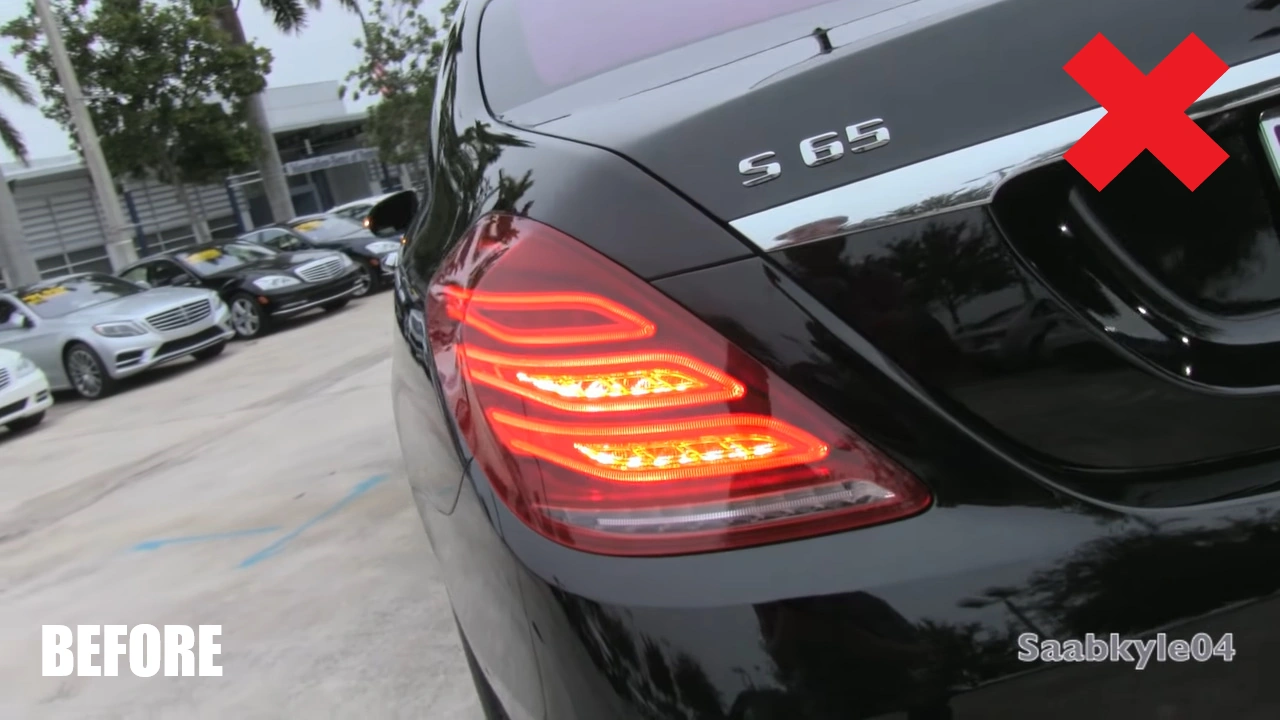 Rear Amber Turn Signals on North American W222 Mercedes-Benz S-Class ...