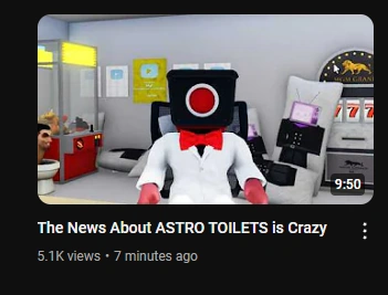 astro toilet situation is insane | Fandom