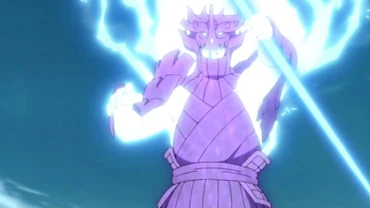 Sasuke without an arm and rinnegan vs Sasuke with all bjuu plus susanno ...