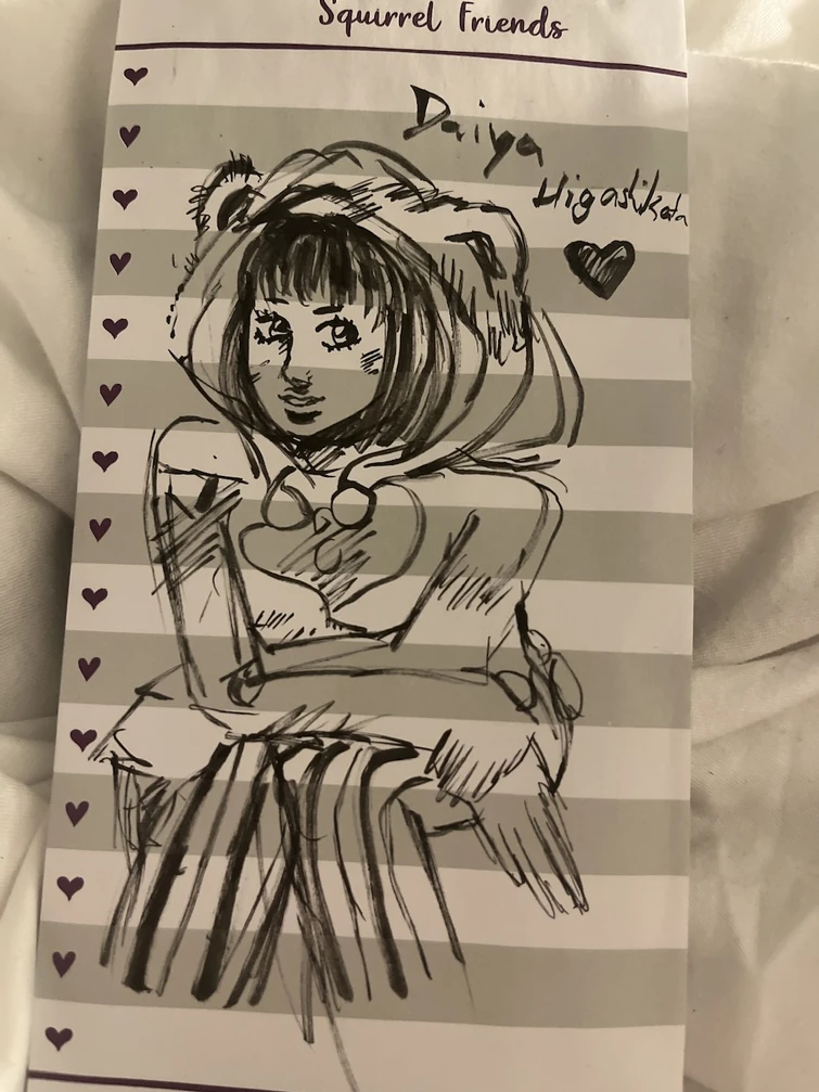Hi! Haven't been here in a while!! I made this doodle of Daiya!! :D ...