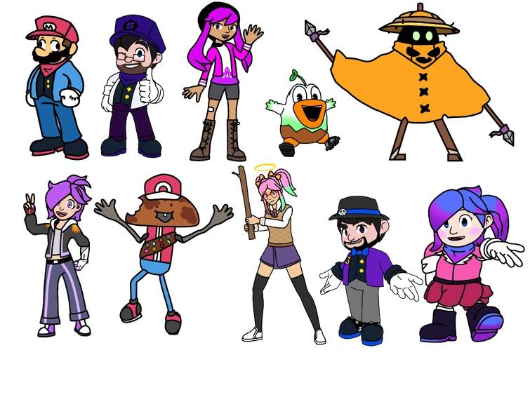 Hopefully final versions of my SMG4 D-Sides design concepts | Fandom