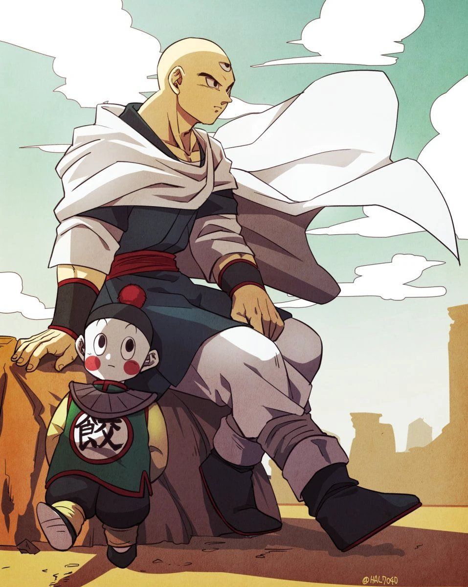 Chiaotzu and Tien fanart. | Fandom