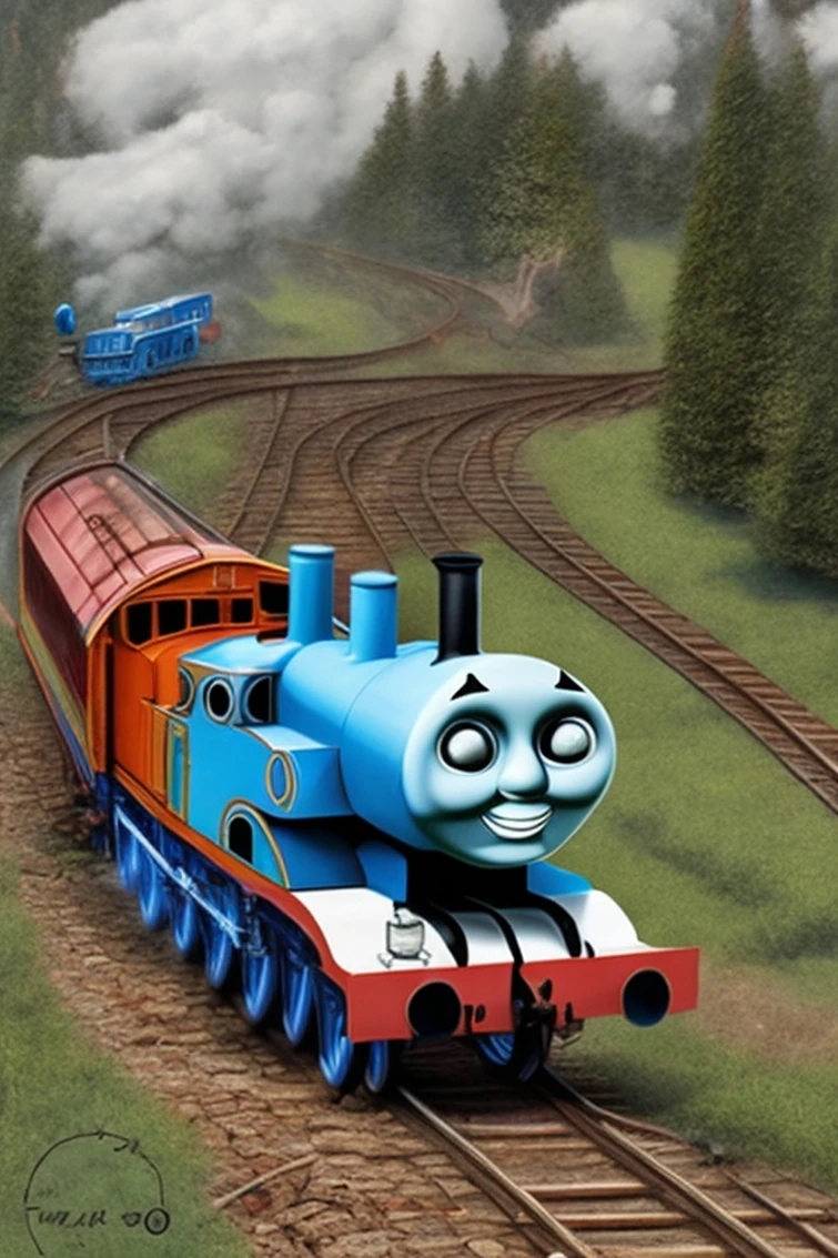 I am back with some more weird AI-generated Thomas stuff | Fandom