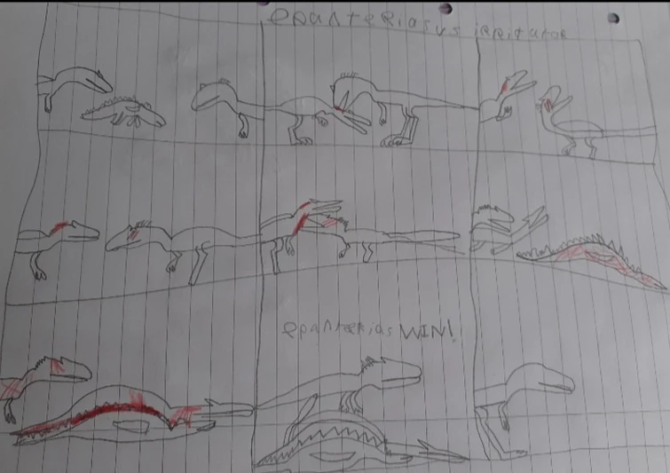 Epanterias vs irritator storyboard | Fandom
