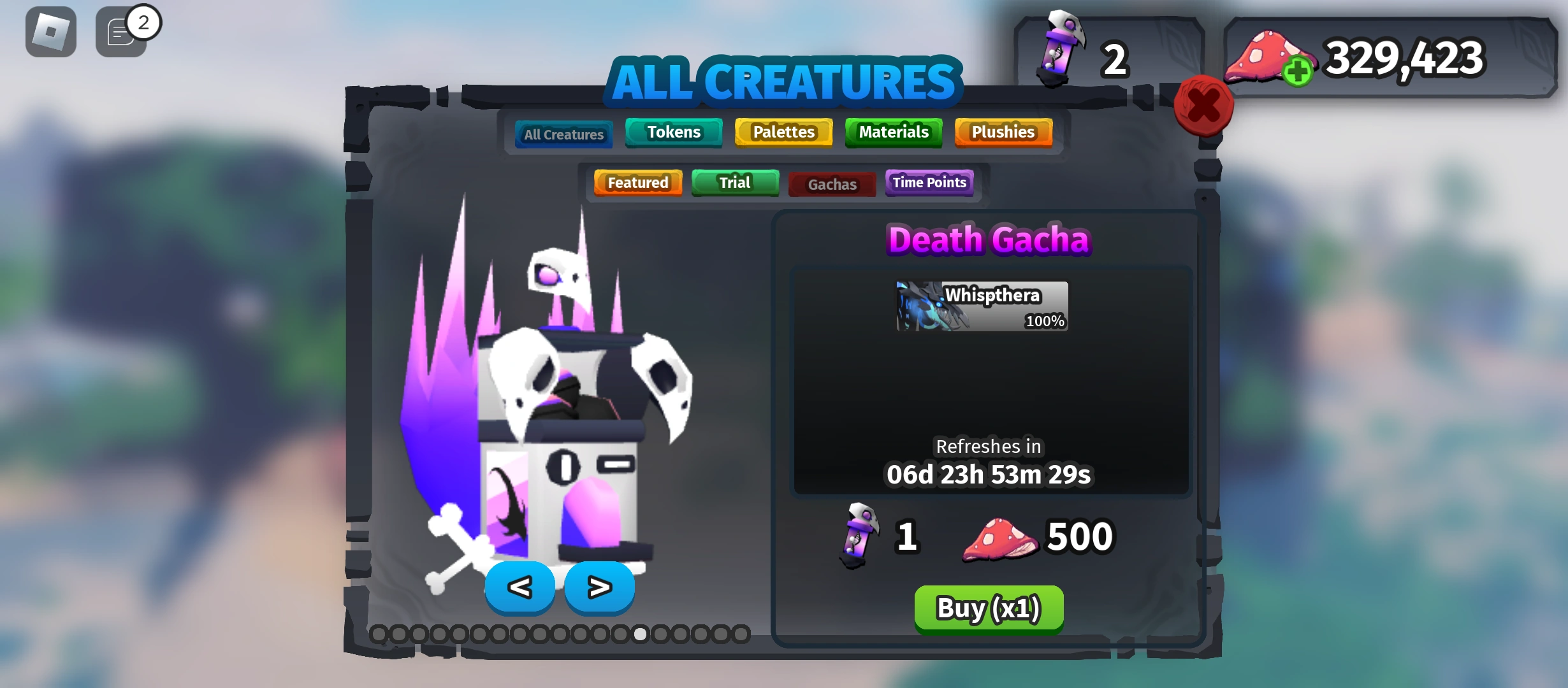 Uh wasn't the death gacha supposed to rotate? | Fandom