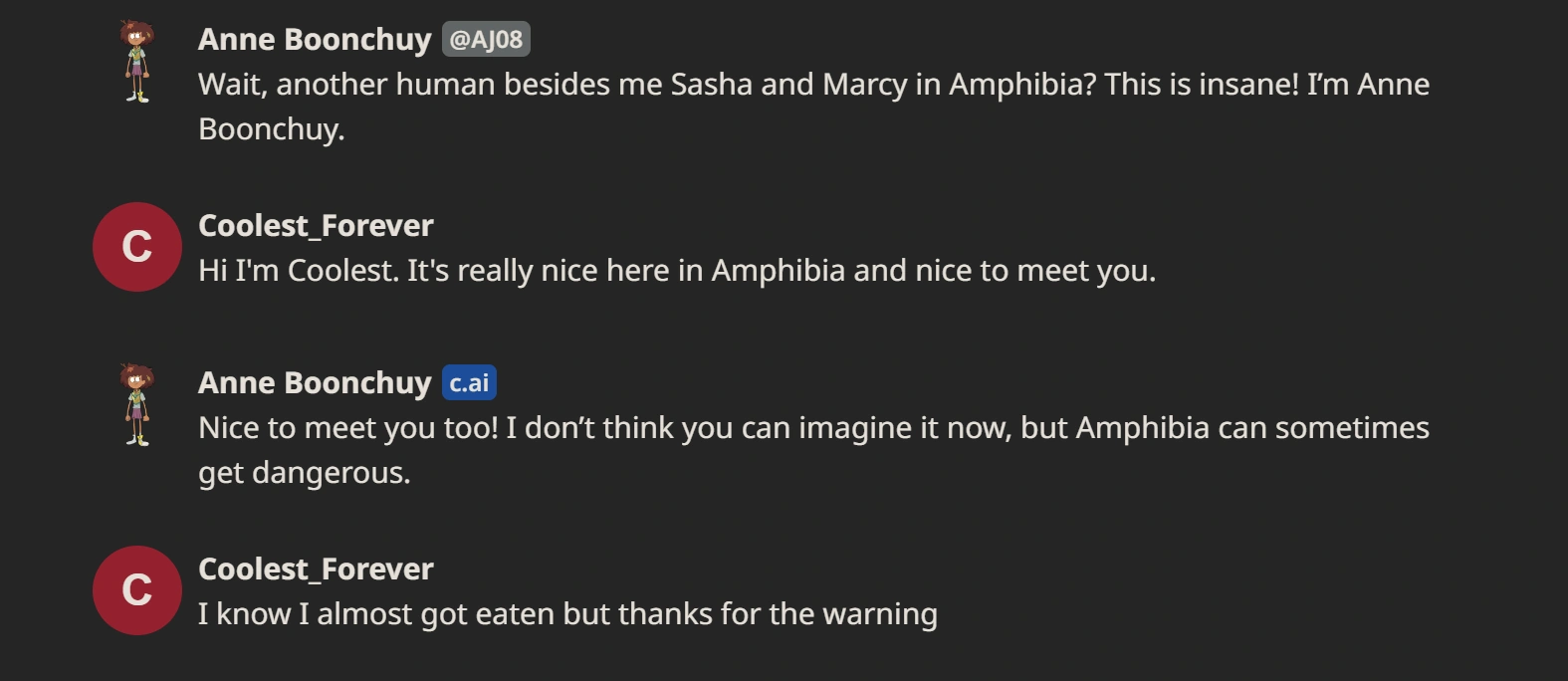 "Anne" say it's her best day that we are now best friends & feels ...