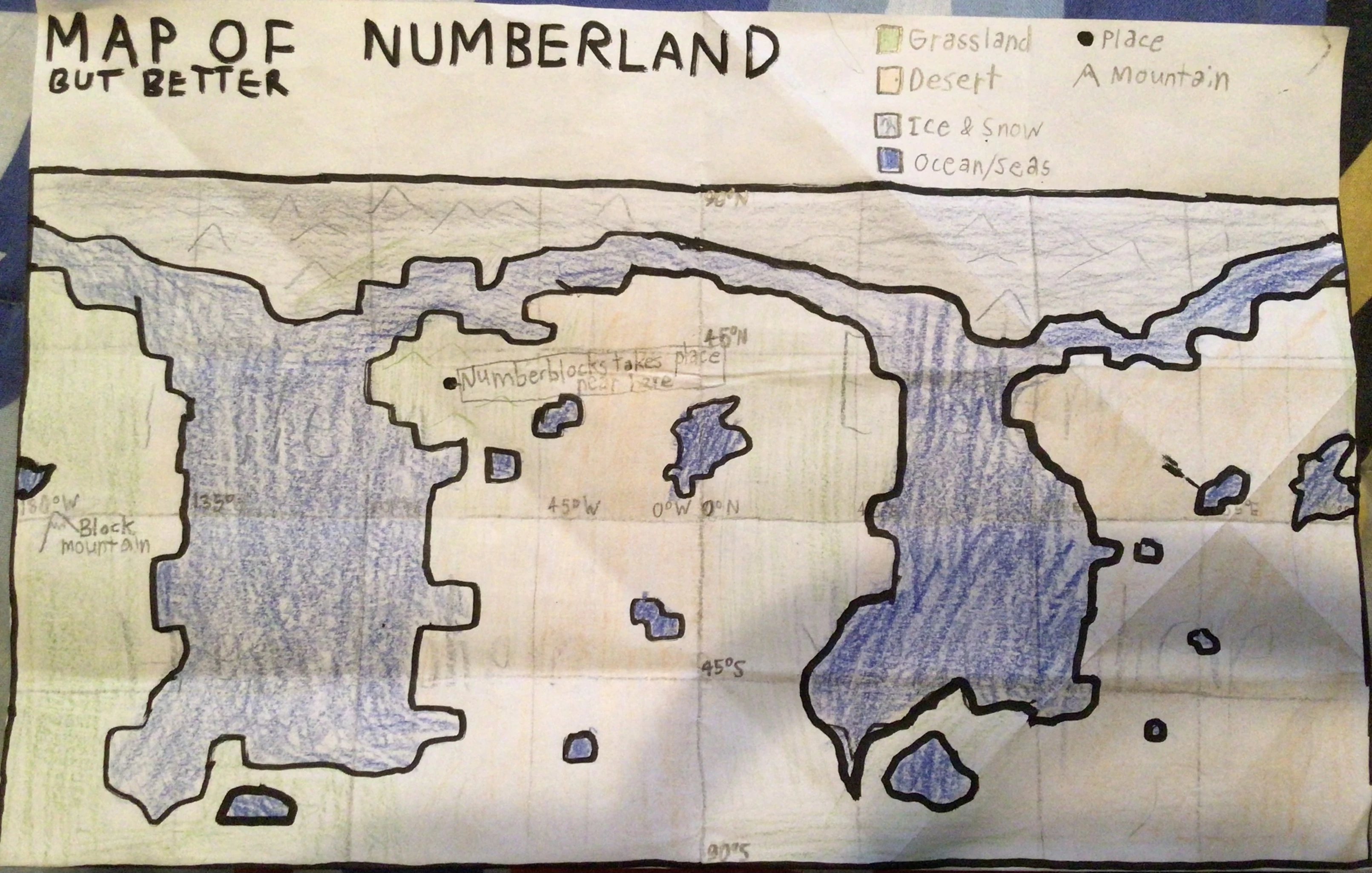 Numberland World Map I Drew But Better | Fandom