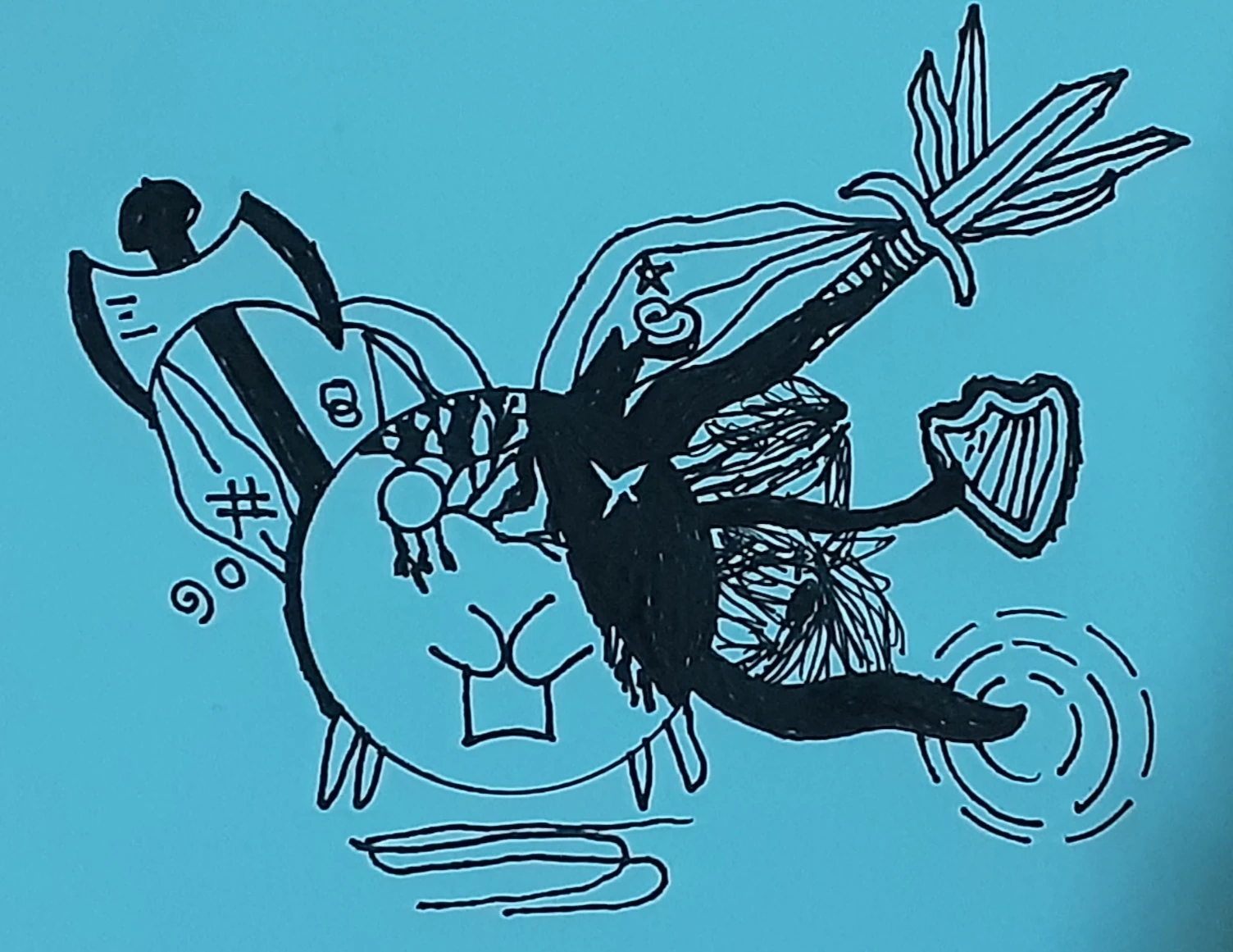 My drawing of modified crazed axe cat | Fandom