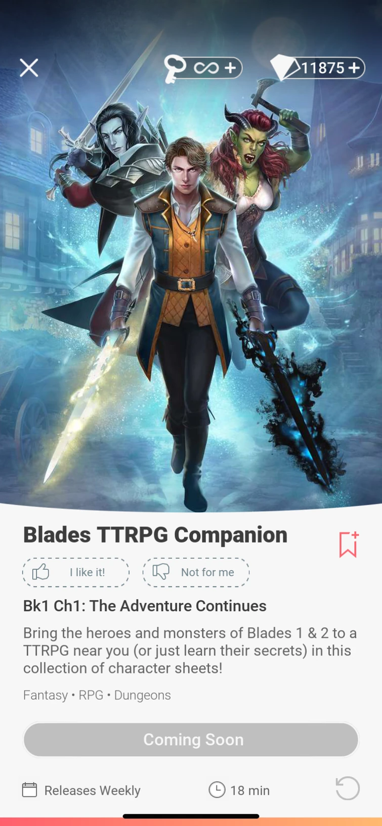 Hmm 🤔 just saw this in the app Wonder if it’ll be any good but it’s a ...