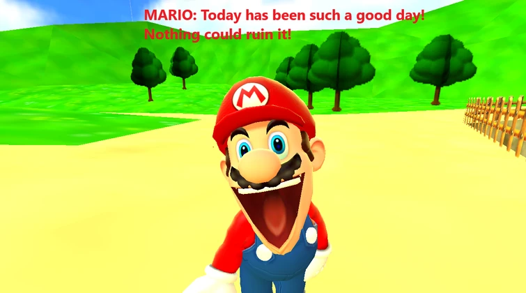 Mario gets depressed and dies. | Fandom