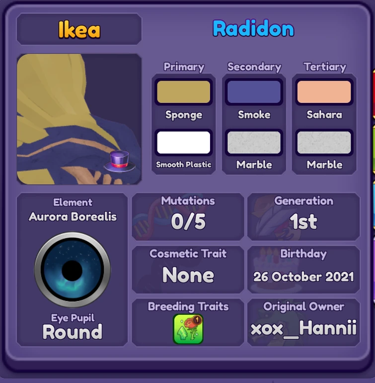 (IGNORE NOW, IT'S BEEN DONE) Co-hatching this Radidon for Lunar New ...