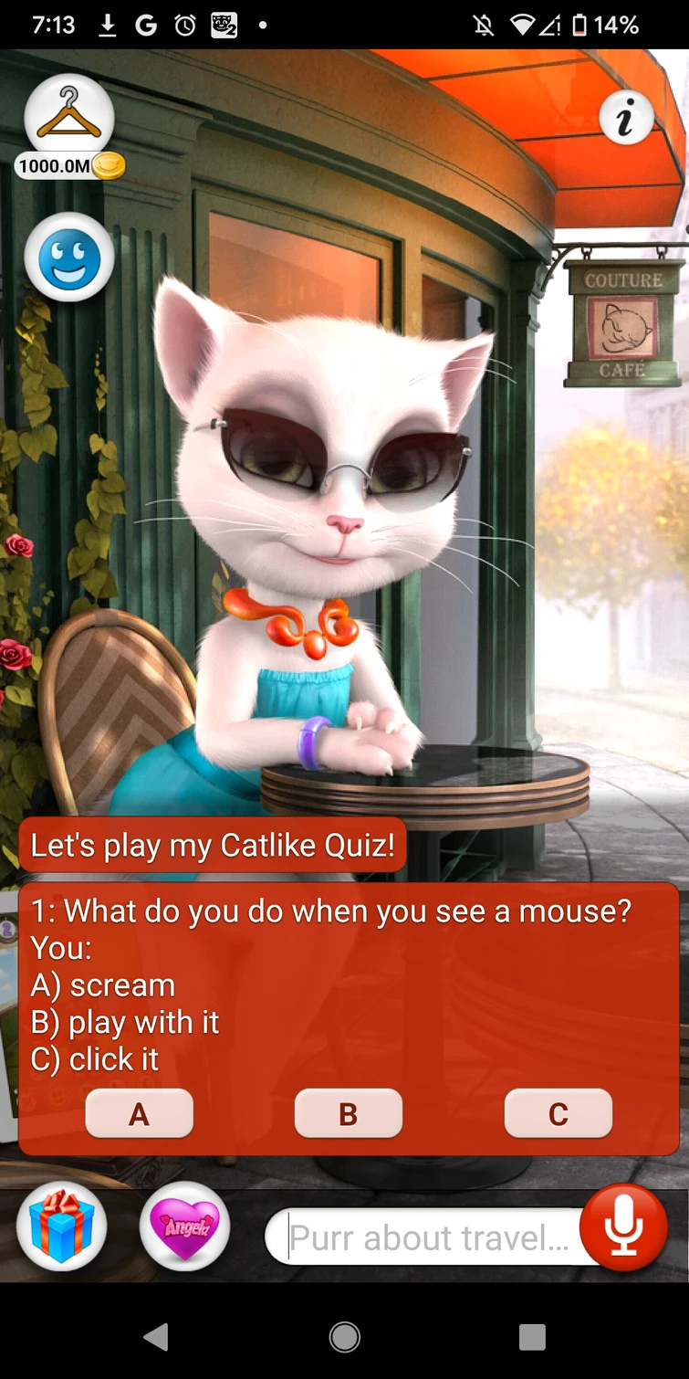 An easter egg in Talking Angela | Fandom