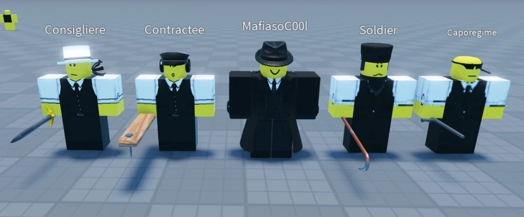 What creatures would be skins of these characters? (except Mafioso aka ...