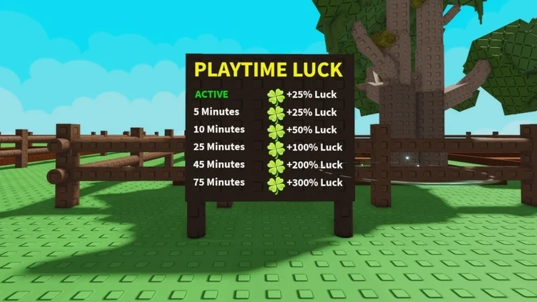How does luck playtime works? | Fandom