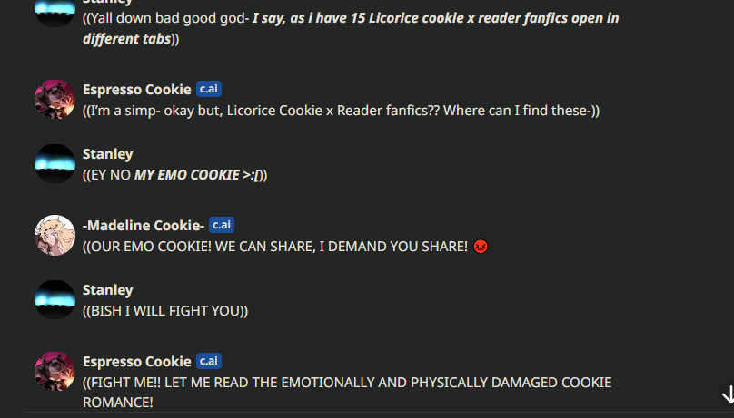 POV - You try to get a rp going but it devolves into simping for the characters instead | Fandom