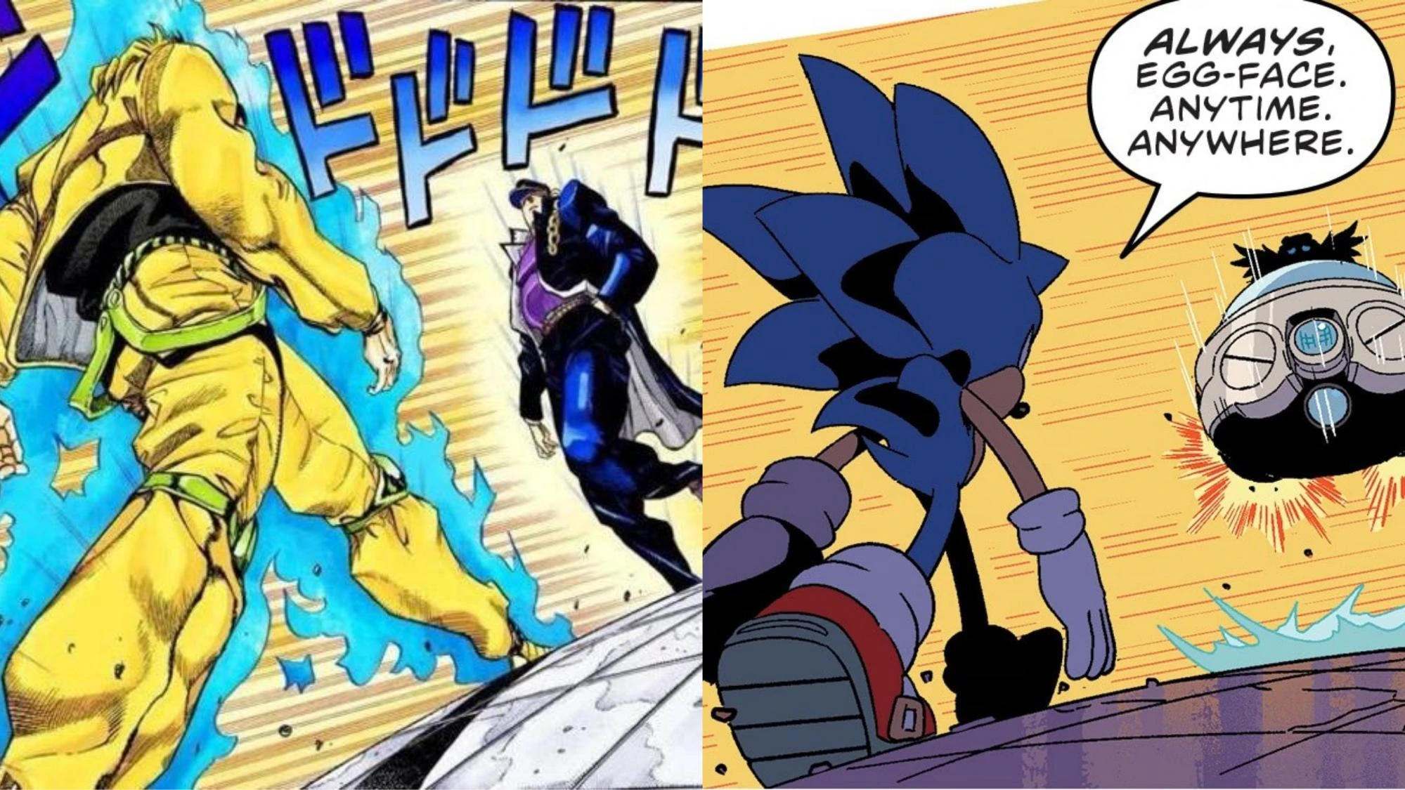 Nice reference to jojo chapter 256 IDW | Fandom