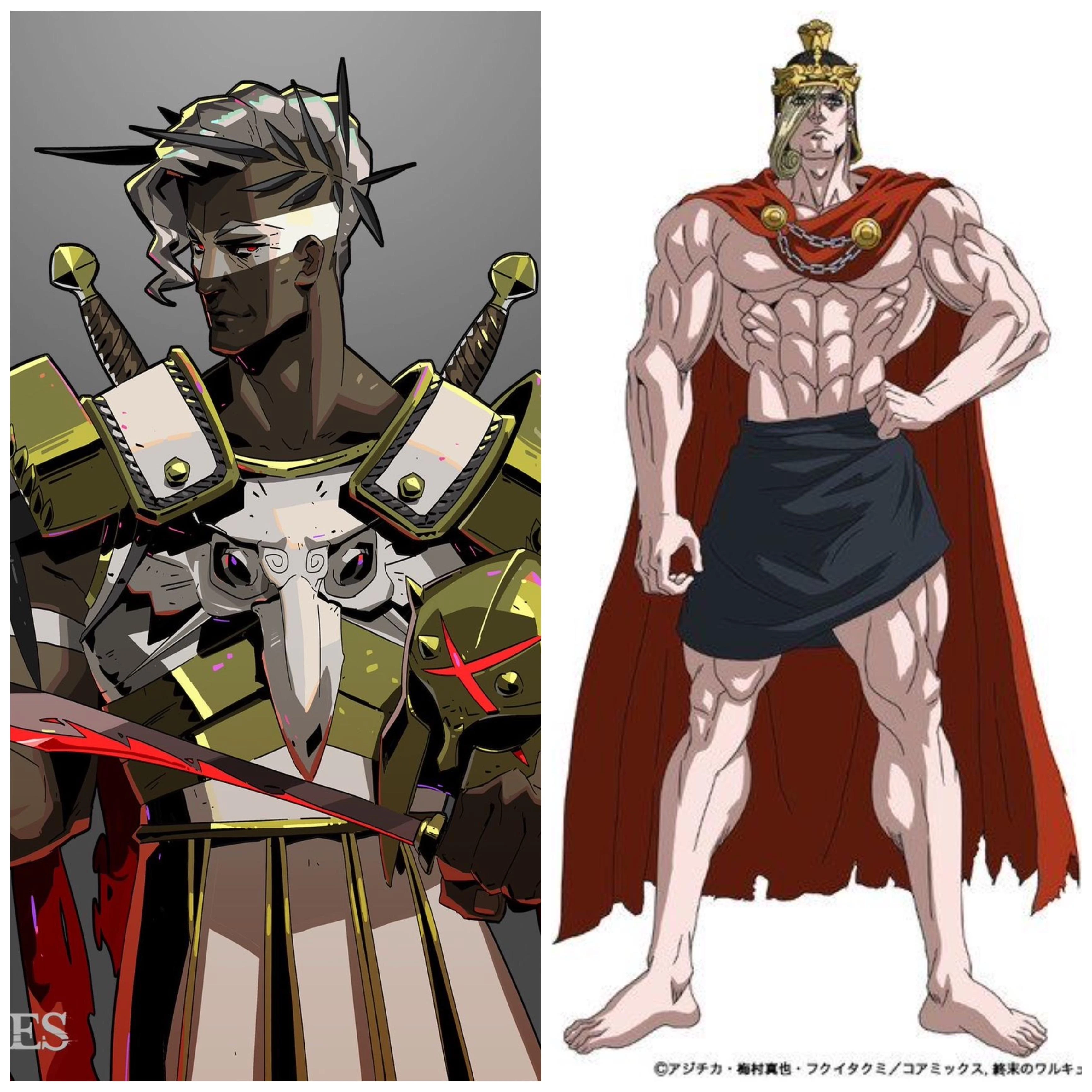 Ares (Supergiant Hades game) vs Ares (Netflix Record of ragnarok anime ...