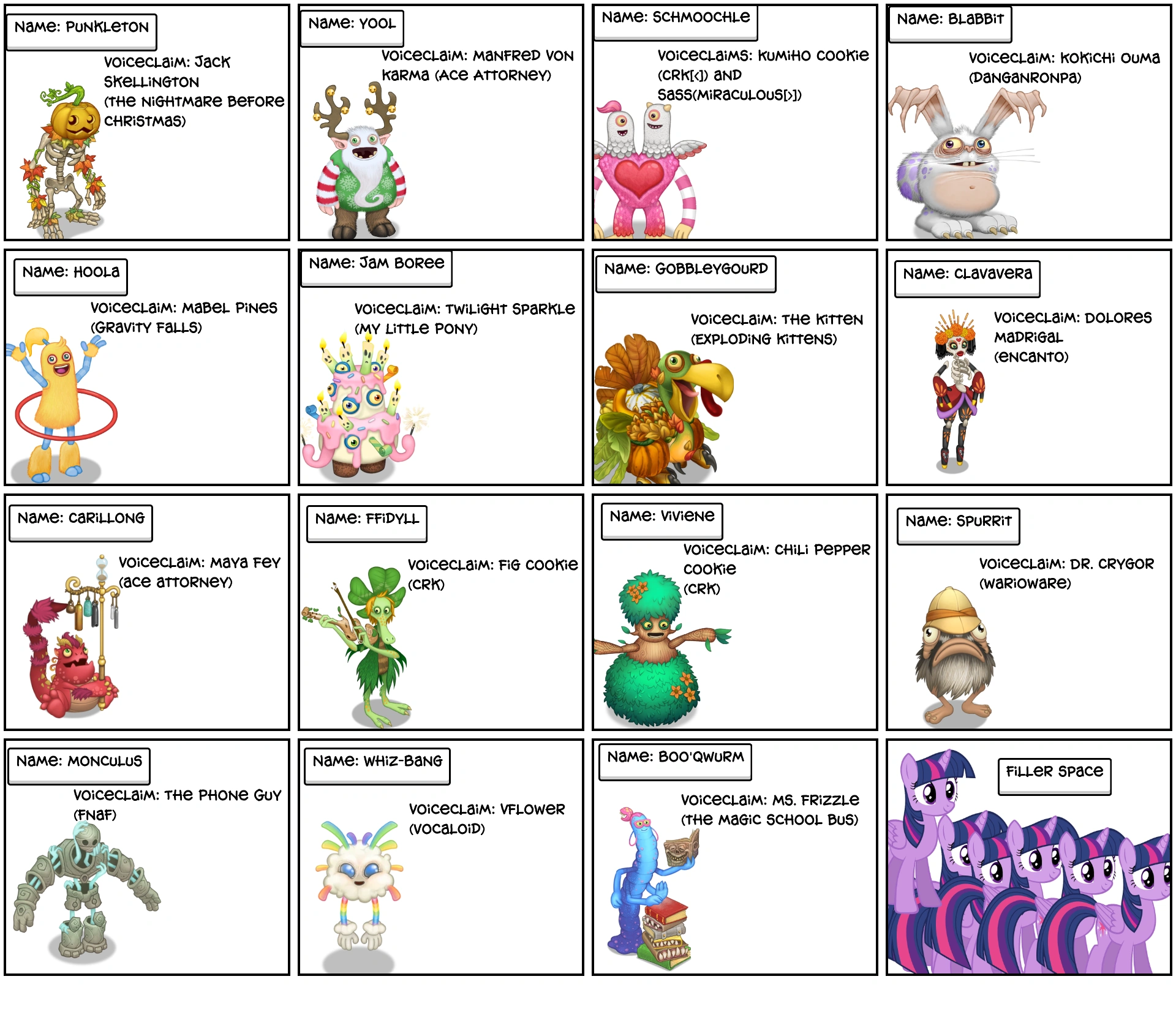 MSM Seasonal voiceclaims! | Fandom