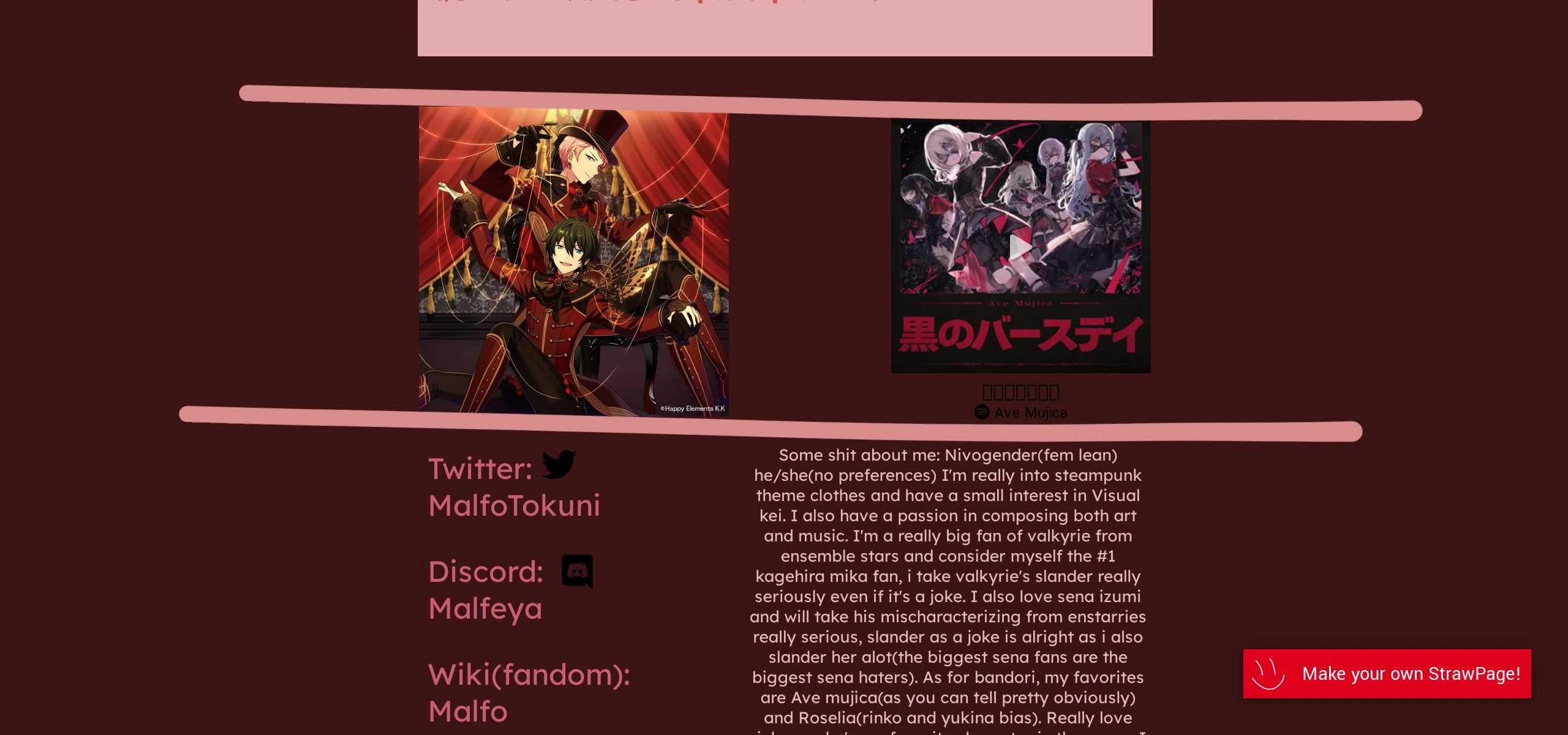 Hey guys go at my very boring strawpage and ask me or draw me smrh | Fandom