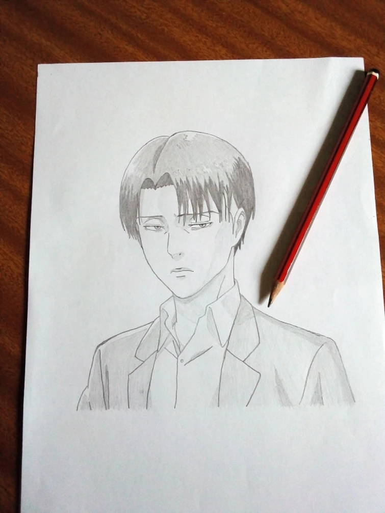 Here's my sketch of Levi Ackerman 😎 | Fandom