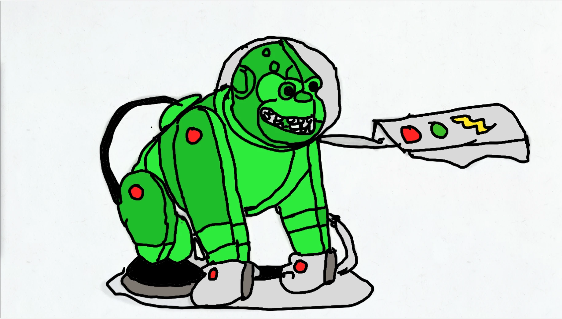 My Screaming Green Alien Gorilla | Fandom