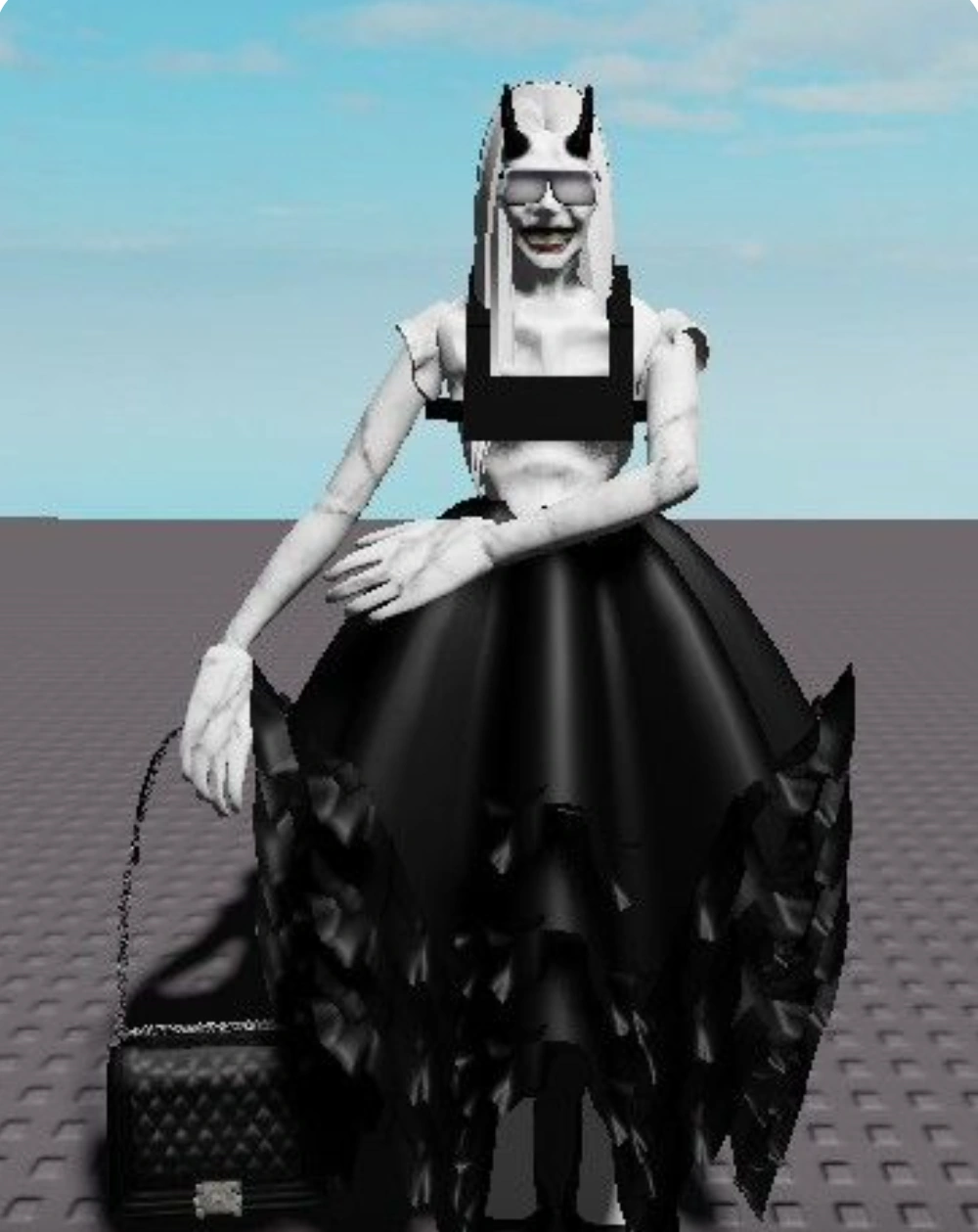 Shinigami is rocking that skirt (I just realized what he's wearing ...