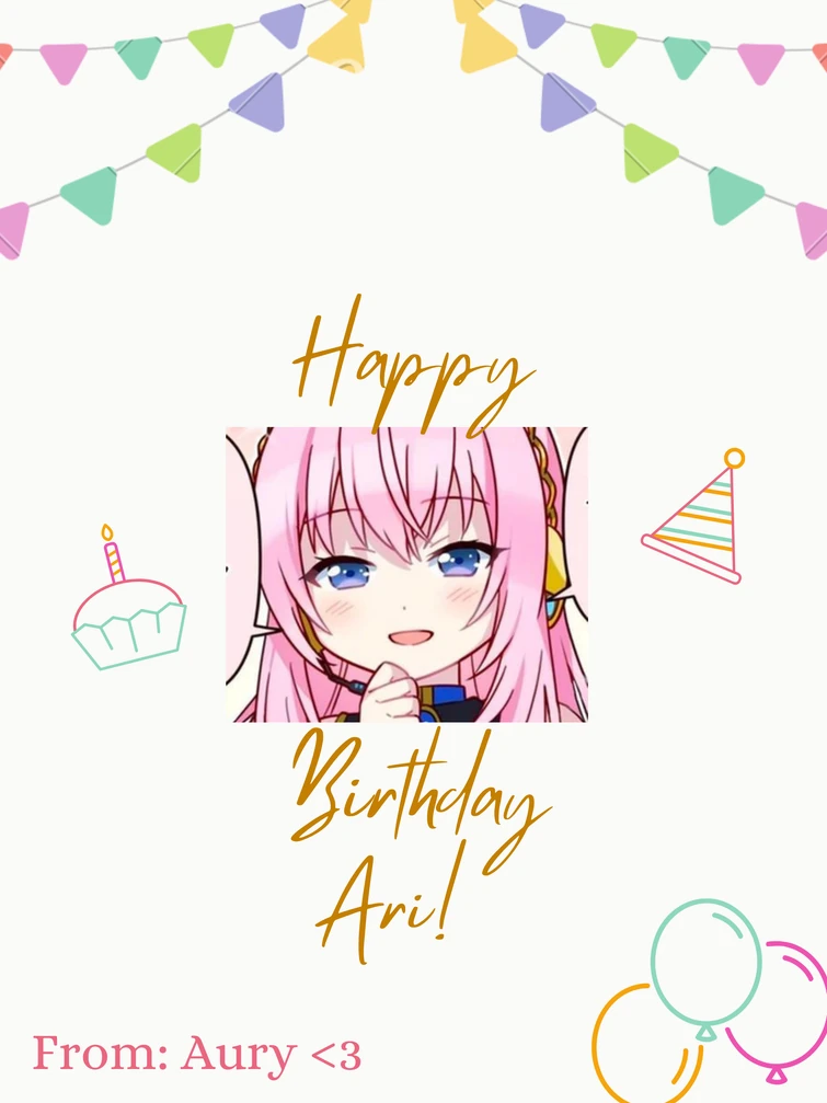 HAPPY BIRTHDAY ARI-CHAN!!!!!!!! | Fandom