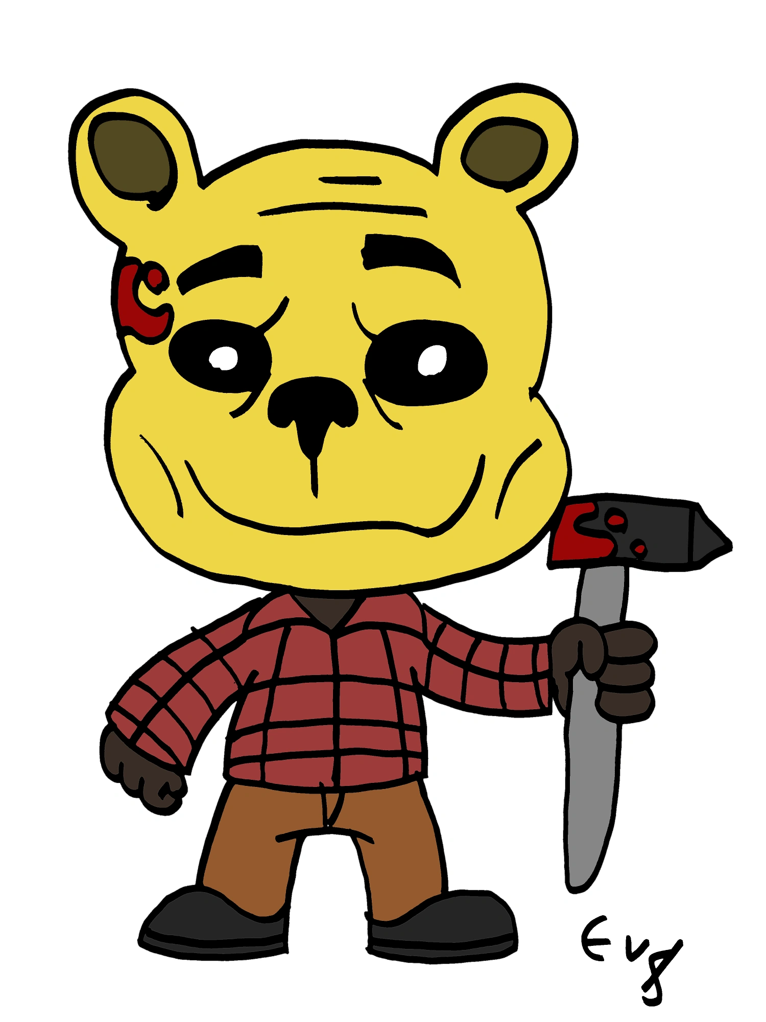 My drawing of Pooh | Fandom