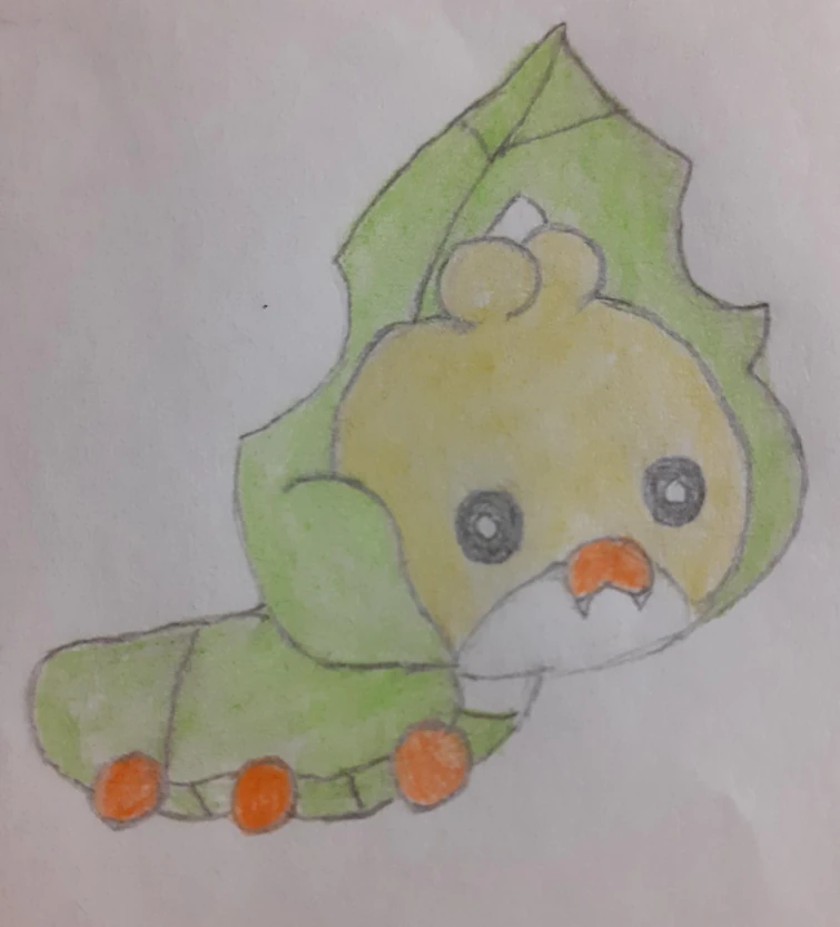 Sewaddle drawing | Fandom