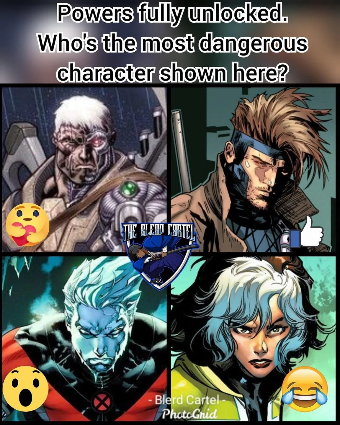 Powers fully unlocked. Who is the most dangerous character shown here ...