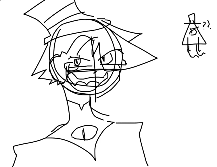Anybody wanna see my old Human!Bill Cipher design? | Fandom