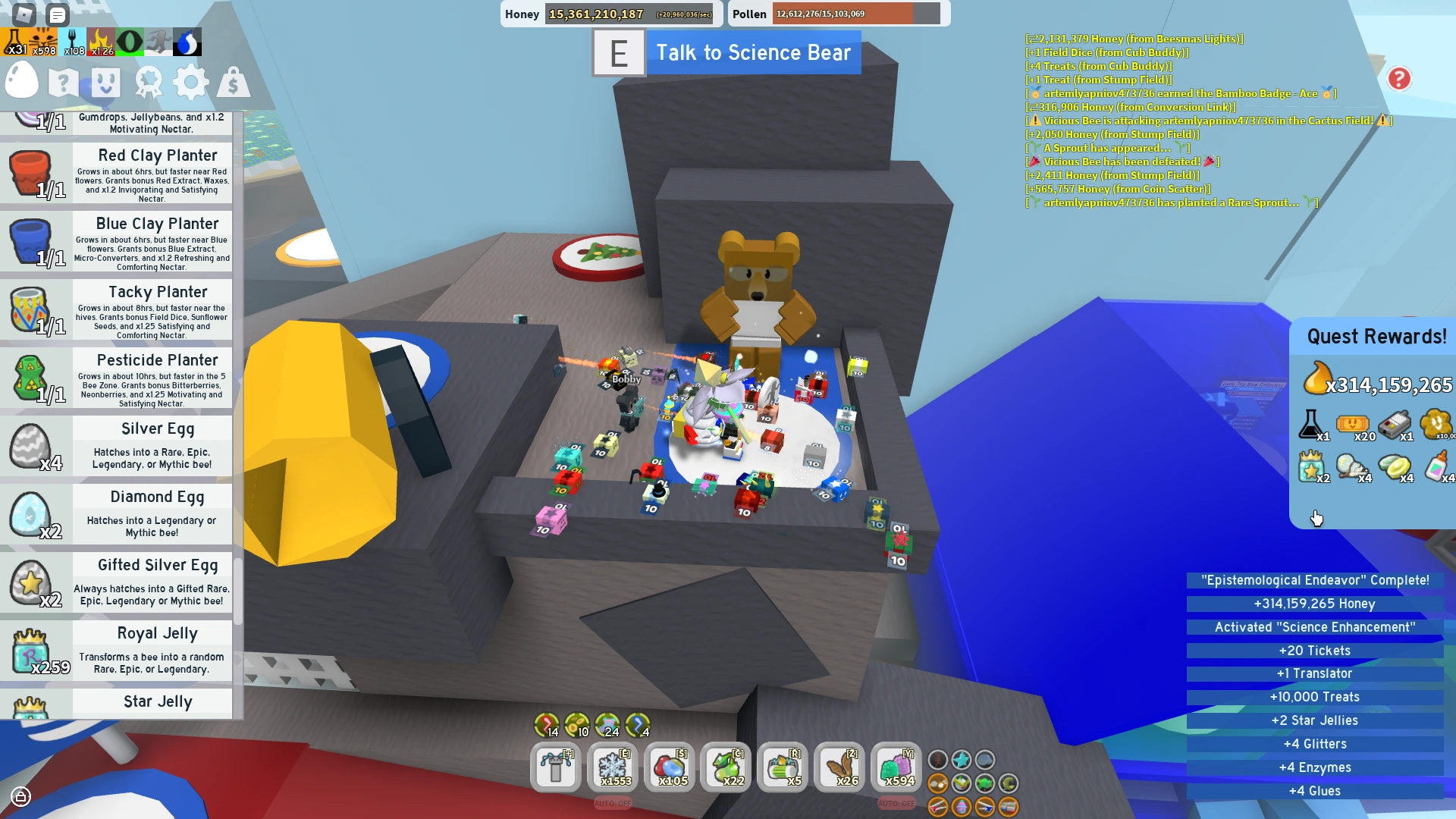 finished science bear :D | Fandom