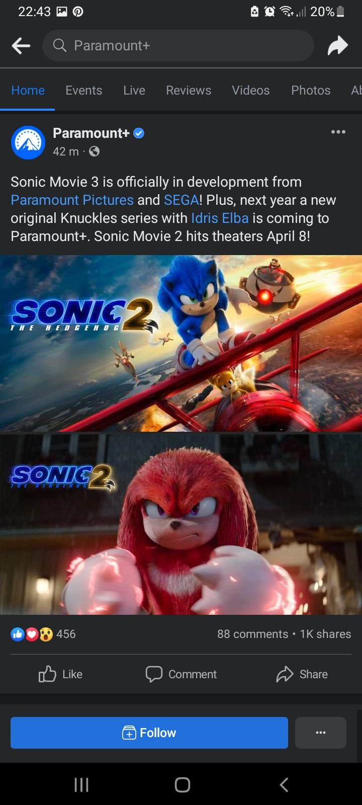 Keep the greatness coming SEGA, Paramount & Viacom. | Fandom