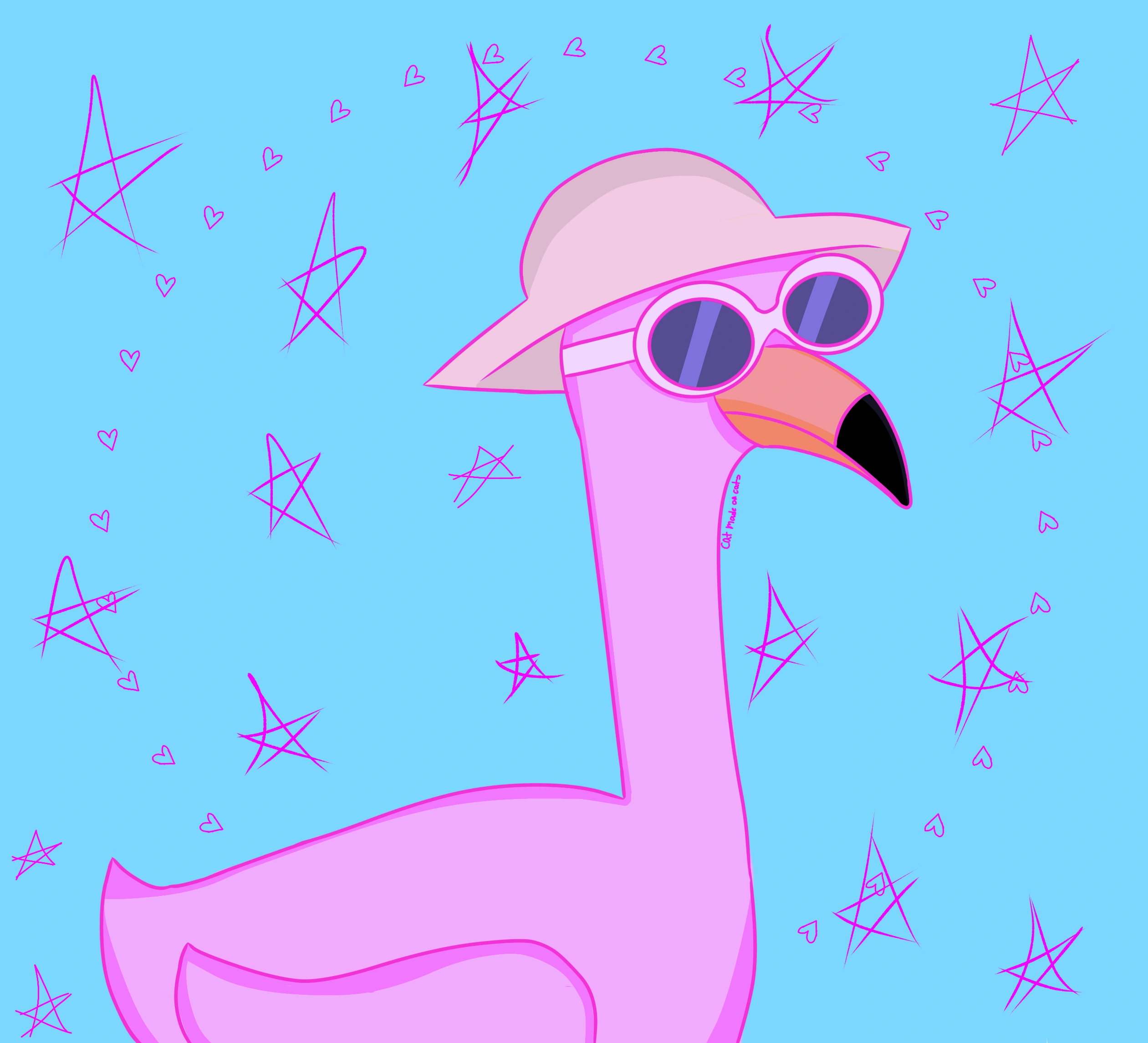 yay flamingo fan art | Fandom