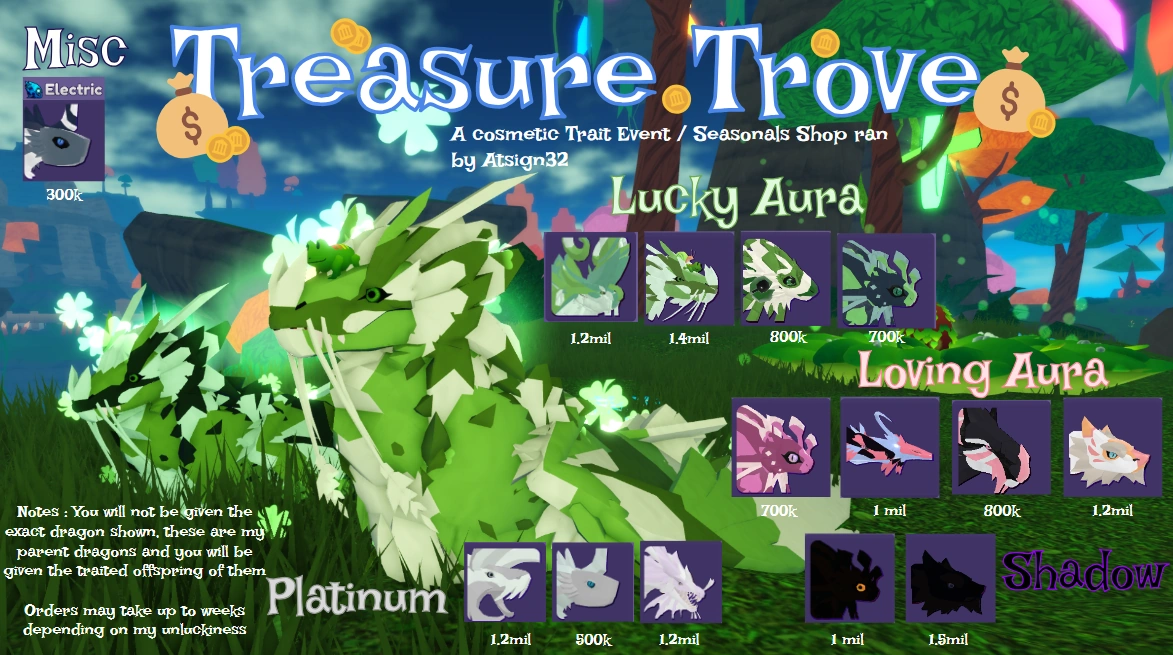 Cosmetic trait events / seasons shop! | Fandom