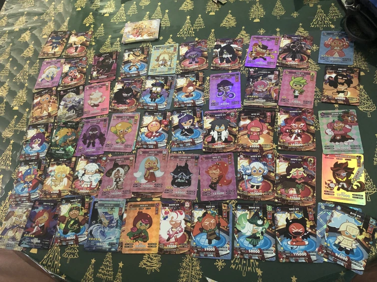 i finally finished unboxing all my crk trading cards…heres what i got ...