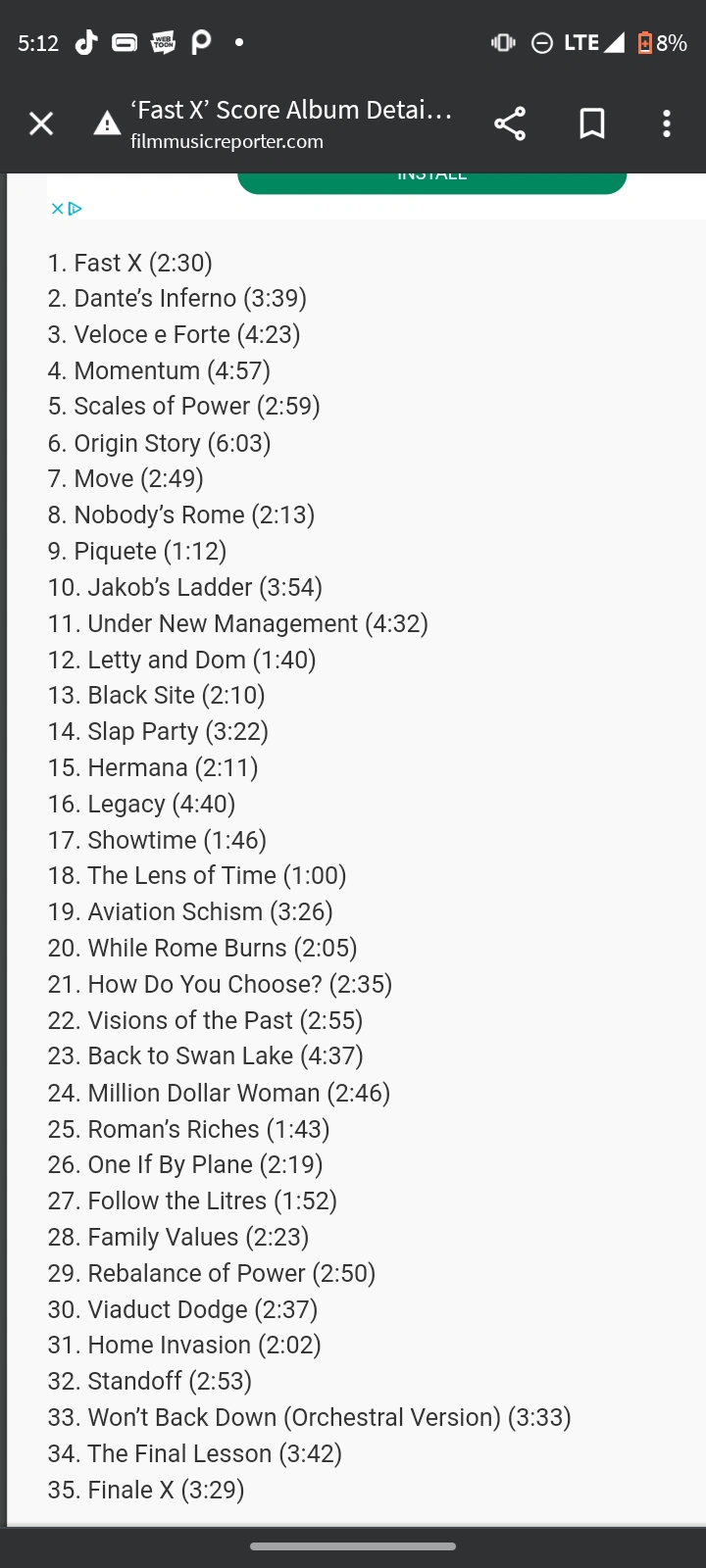 Fast X score Tracklist | Fandom