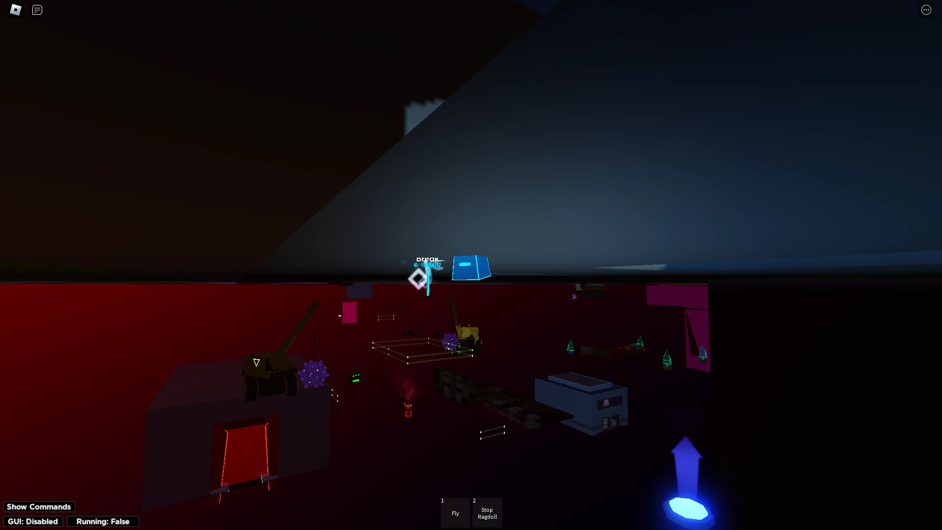 somehow ragdoll+fly can get you a view of below the map | Fandom