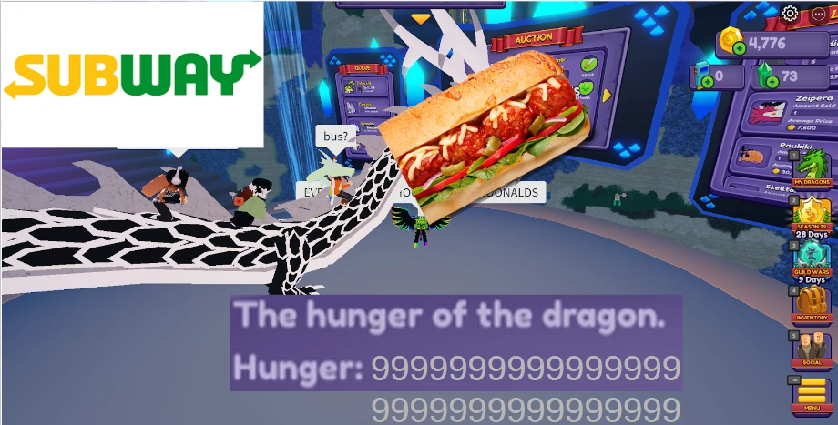 Footlong the subway eater :OOO | Fandom