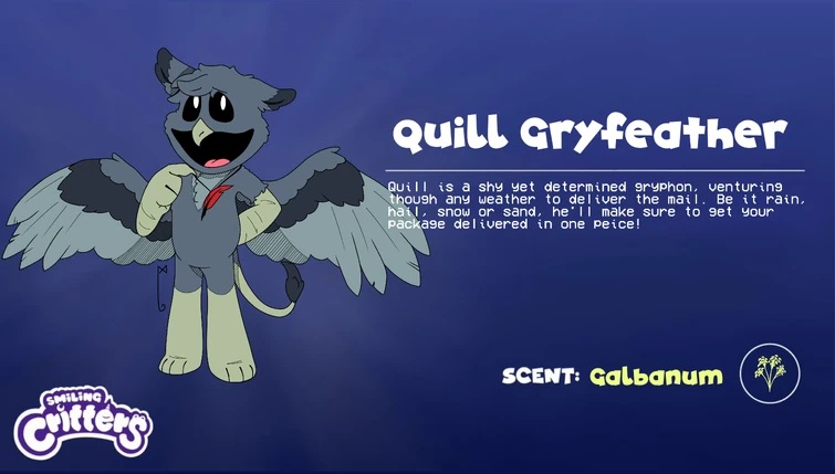 QUILL (new smiling critters oc) | Fandom