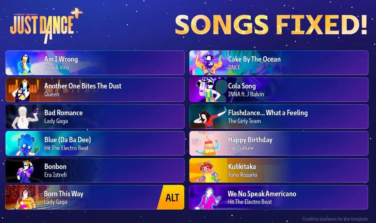 12 song update in july | Fandom