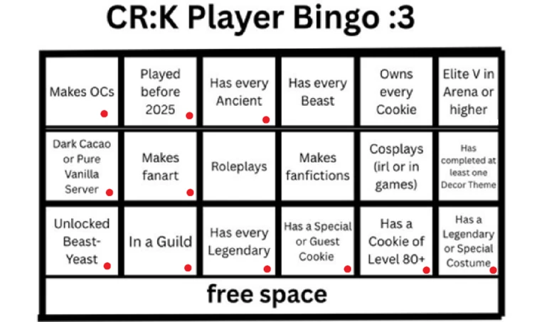 CRK PLAYER BINGO!! | Fandom