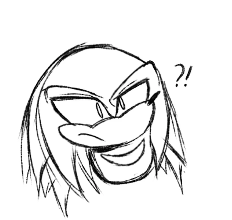Lazy Knuckles sketch. | Fandom