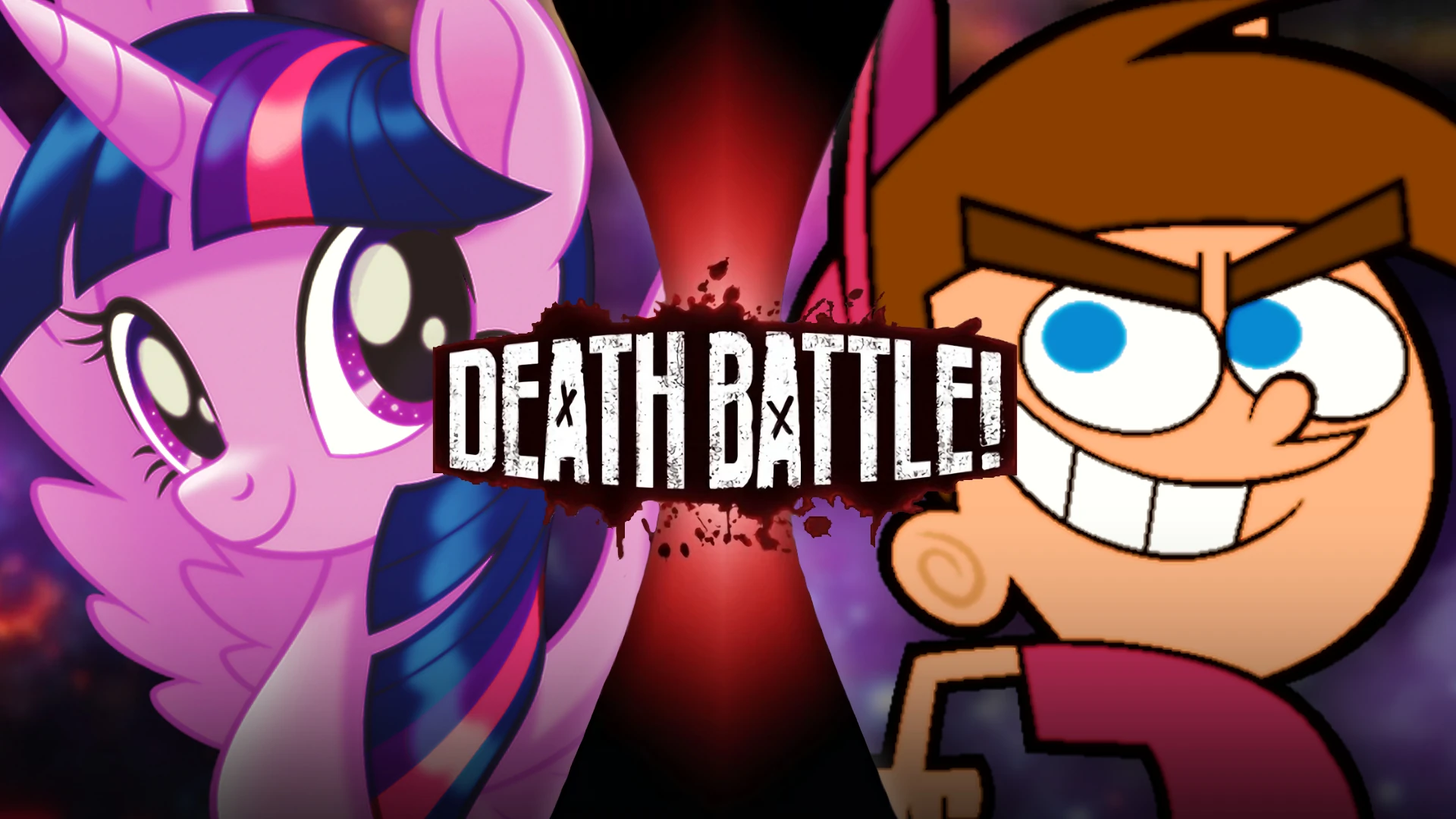 Twilight Sparkle VS Timmy Turner (My Little Pony VS Fairly OddParents ...