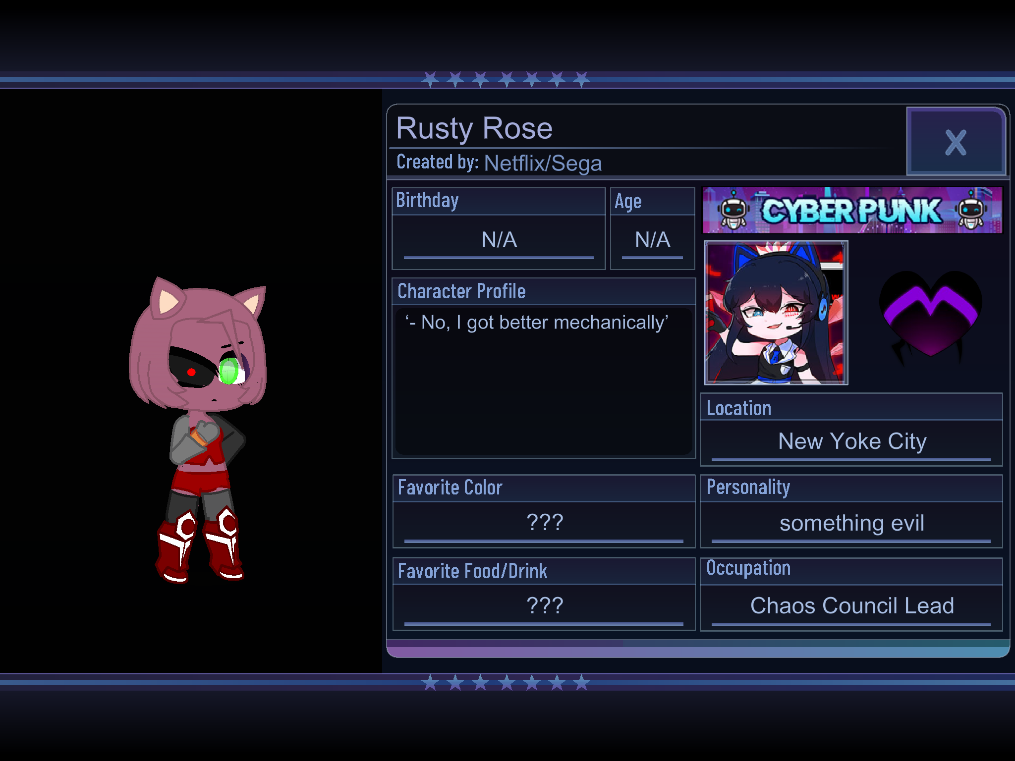 Rusty Rose in gacha club | Fandom