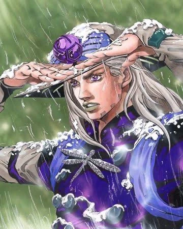 What are some panels that have been personally colored by Araki? | Fandom