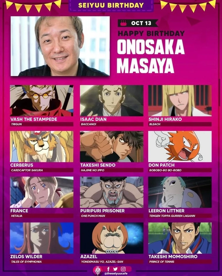 Happy birthday Masaya Onosaka! | Fandom