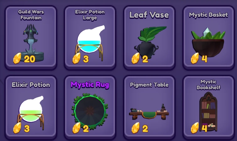 what does your guild shop look like? | Fandom