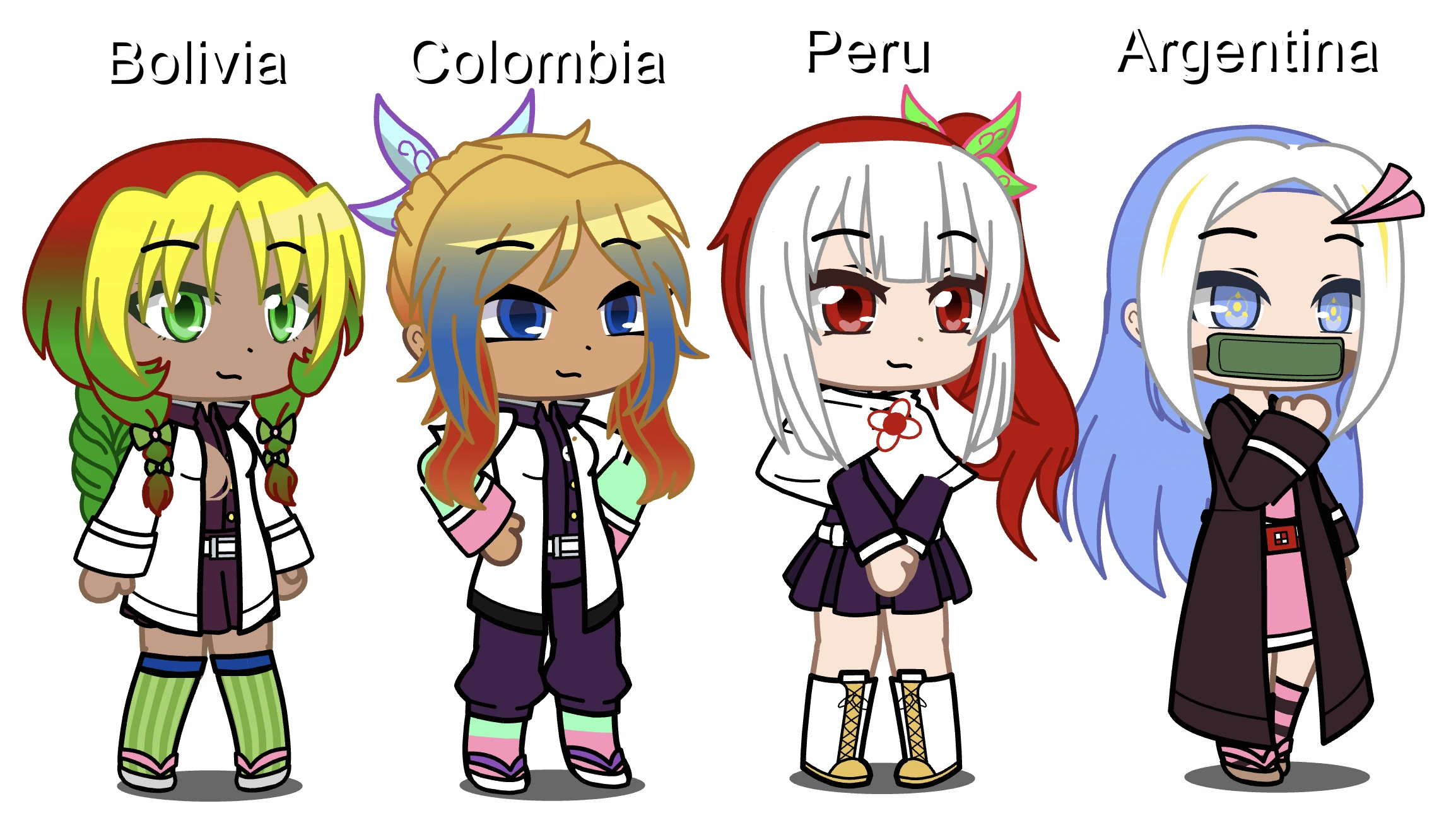 Countryhumans Latin Girls As Kny Girls! | Fandom